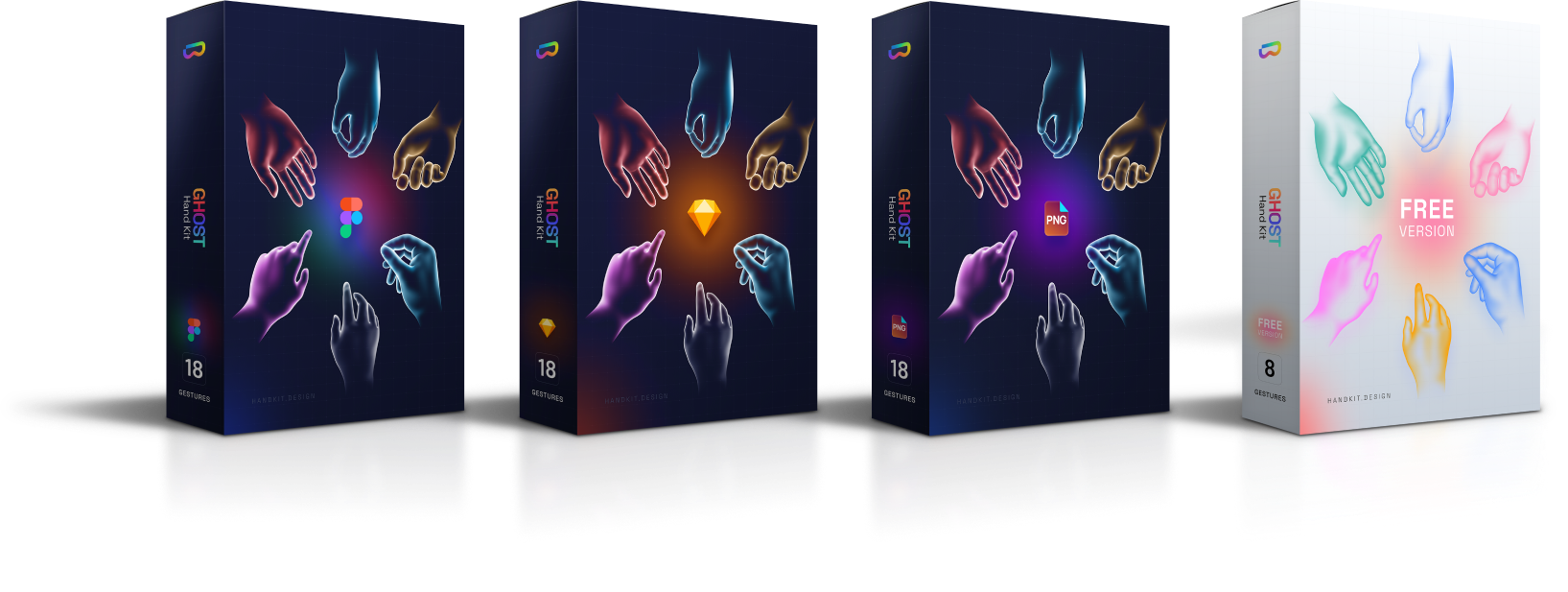 Get all ghost hand kit